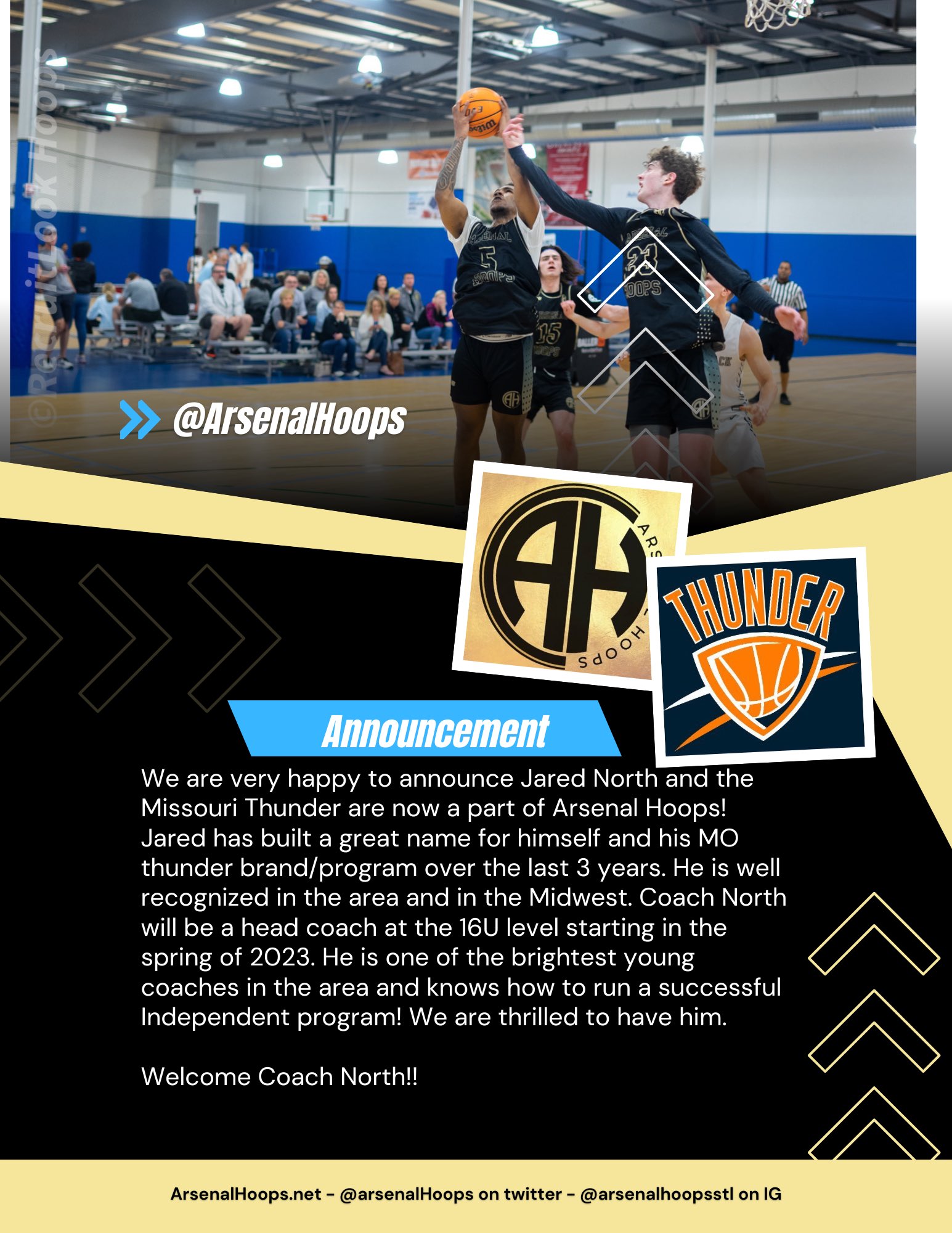 Arsenal Hoops Welcomes Coach Jared North - Arsenal Hoops